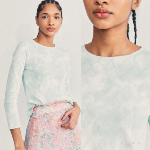 LoveShackFancy | Tops | Loveshackfancy Yulia Top Sparkling Brook Green ...